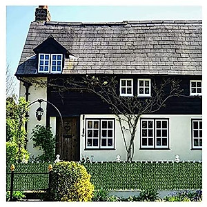 TESHY Outdoor Privacy Screens Panels Artificial Hedge Garden Fence Screen, Artificial Green Plant Fake Grass Wall Decoration Fence ，Protection Privacy Outdoor Balcony Decor