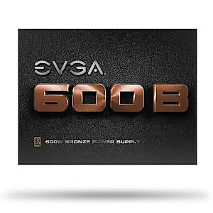 EVGA 600 B1, 80+ BRONZE 600W, 3 Year Warranty, Includes FREE Power On Self Tester, Power Supply 100-B1-0600-KR