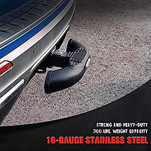 Chelhead Hitch Mount Bumper Step with 6W Red Braking Light Heavy-Duty Towing Hitch Mount for 2'' Standard Receiver Compatible with Trucks Chevy (Chevrolet) Ford Toyota GMC Dodge RAM Jeep