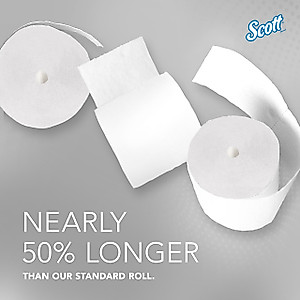 Scott® Essential Coreless High-Capacity Standard Roll Bulk Toilet Paper (04007), 2-Ply, White (1,000 Sheets/Roll, 36 Rolls/Case, 36,000 Sheets/Case)