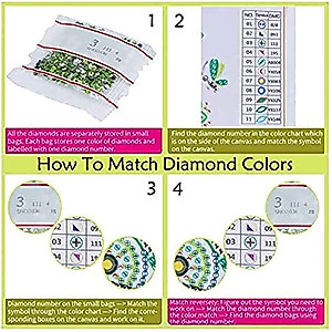 Cat Butterfly Bookmark with Diamond - pigpigboss 2 Pieces Bookmark Diamond Painting Kit Leather Bookmark Diamond Dots Art with Tassel for Student Adult Graduation Gift (21 x 6 cm)