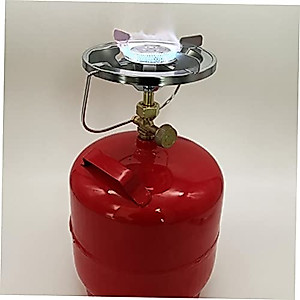 INOOMP Liquefied Gas Burner Single Burner Propane Stove Camping Stove Burner Camp Stove Mini Wood Portable Gas Stove Small Gas Stove Portable Travel Butane Stove Middle East Zinc Alloy