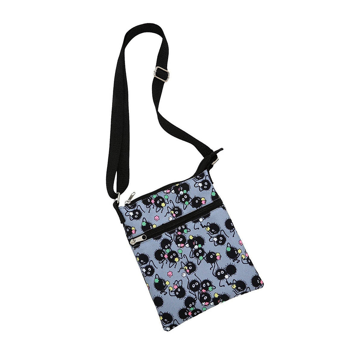 Hot Topic Studio Ghibli Spirited Away Soot Sprites Passport Crossbody Bag