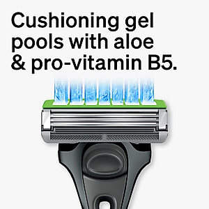 Schick Hydro Ultra Sensitive Razor Refills, 5ct | Razor Blades Refills, Razor Blades for Men, Shaving Blades for Men, Hydro Razor Blades Refill, 3 Blade Razor Heads, 5 Refills