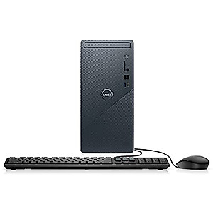 Dell Inspiron Compact Home Office Desktop (Intel i5-12400 6-Core, 16GB RAM, 256GB SATA SSD, Intel UHD 730, WiFi, Bluetooth, HDMI, USB 3.2, Display Port, SD Card, Win 11 Home) Refurbished (Renewed)