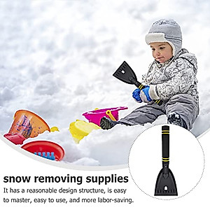 Angoily Mini Multi Tool Car Ice Scrapers Frost Shovel: Snow Frost Ice Removal Tool for Cars Auto Vehicle Small Trucks Windshield Deicing Shovels Winter Car Supplies Multitools