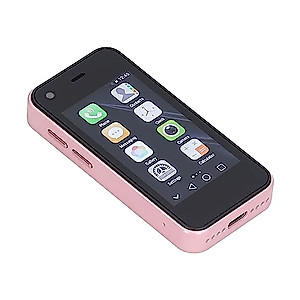 Rosvola Small 3G Smartphone, Quad Core 2.5 Inch Cellphone for Kids for Everyday Life (Pink)