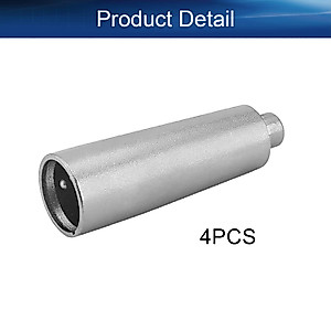 Heyiarbeit Female RCA to XLR Male Adapter, XLR to RCA Converter Gender Changer Audio Coupler Connector - 4 Pack