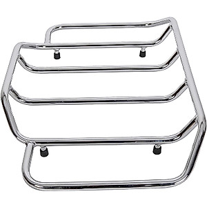 ECOTRIC Chrome Motorcycles Trunk Luggage Rack Rail for 1984-2023 Harley Touring Road King Street Glide Road Glide (Replaces # 53665-87)