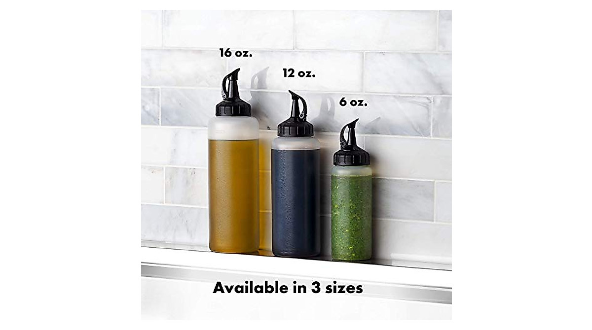 OXO Chef's Condiment Squeeze Bottles - Pack of 3