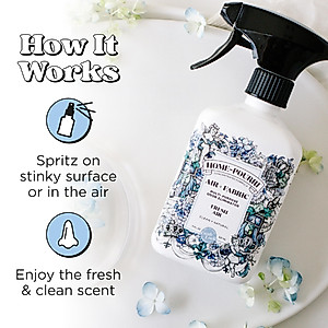 Home-Pourri Air + Fabric Multi-Purpose Odor Eliminator, Fresh Air, 11 Fl Oz - Jasmine, Fresh Air and Mint