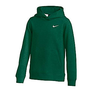 Nike Youth Fleece Pullover Hoodie (Green, Medium)