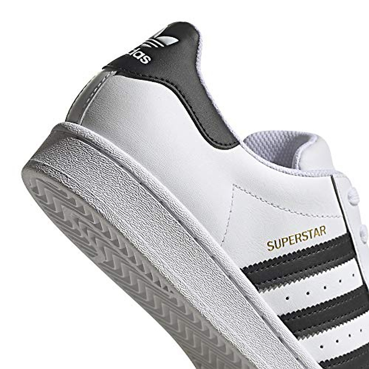 adidas Originals womens Superstar Sneaker, White/Black/White, 6.5 US