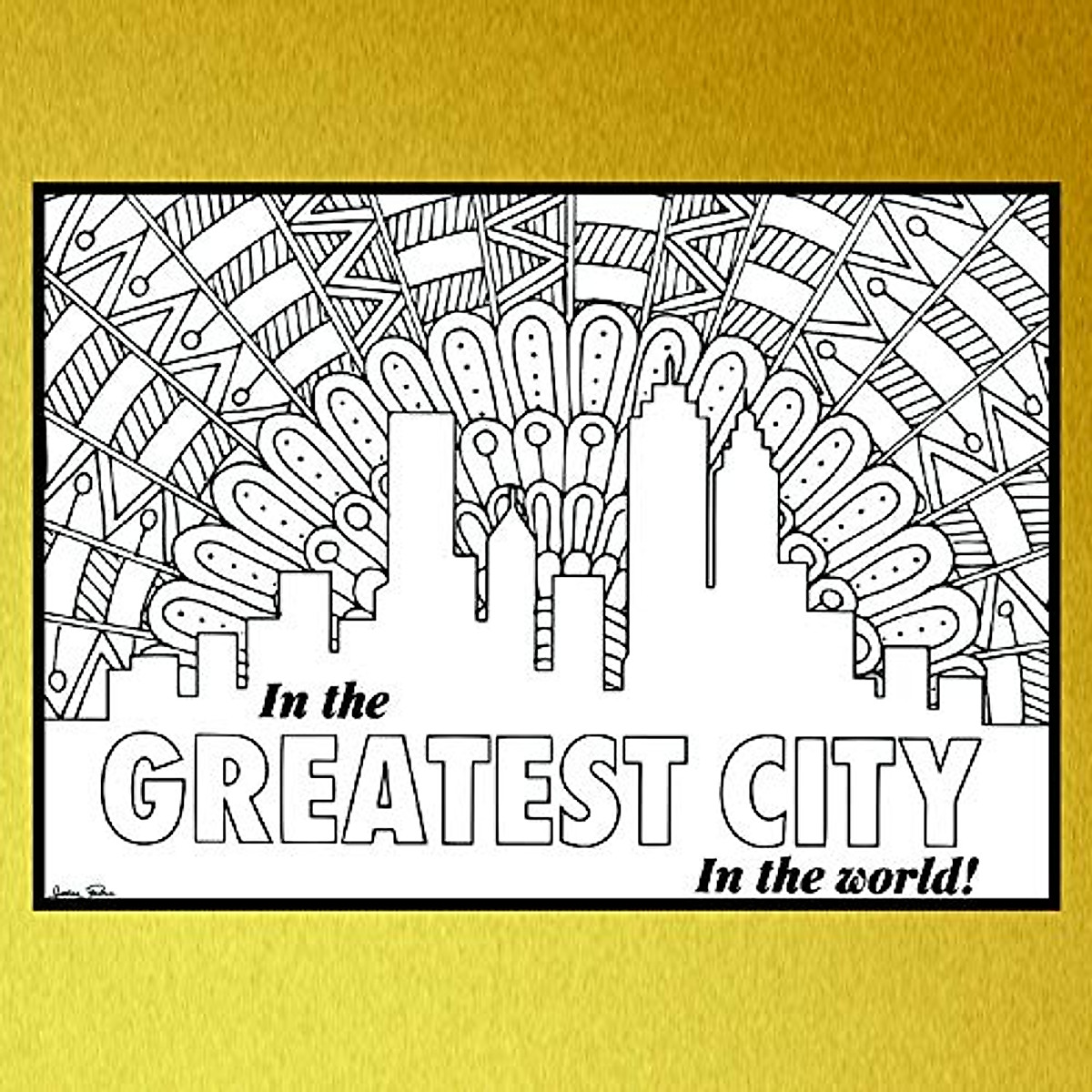 Coloring Broadway HAMILTON | “Legacy” Collection | COLORING POSTCARDS Hand-drawn illustrations - Printed on matte card stock (5" x 7") - Set of 4 Individual Postcards