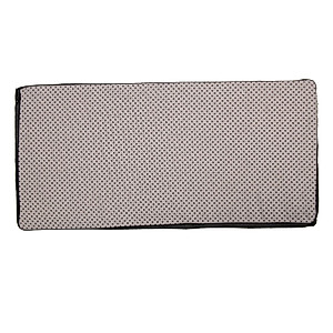 Jonlaki Memory Foam Half Moon Pillow, Black Ankle Knee Neck Lumbar Support Cushion. Home LegPillow, Ergonomic Design, Removable and Washable