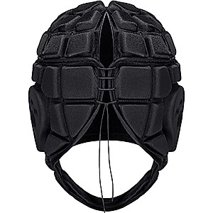 Legendfit Soft Padded Helmet for Rugby Flag Football 7v7 Adjustable Soccer Goalie Headguard Headgear Sports Goalkeeper Head Protection Kids Youth Adults