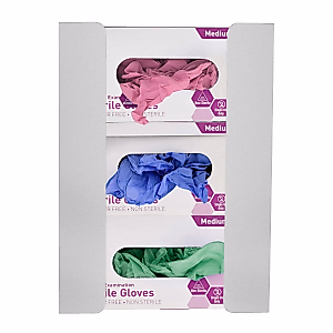 Omnimed 305302-2023 Glove Dispenser, 3 Box Capacity, Silver