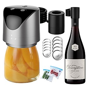 Electric Mason Jar Vacuum Sealer Kit (Gray)