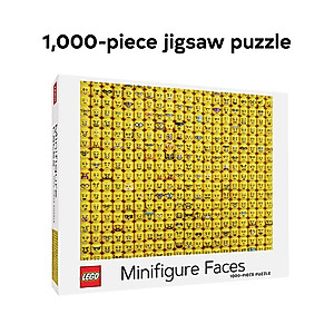 LEGO Minifigure Faces 1000-Piece Jigsaw Puzzle