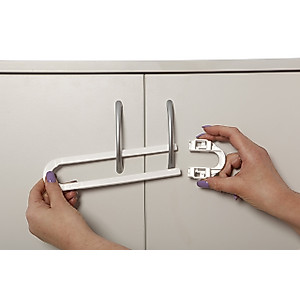 Dreambaby Cabinet Glide Lock Extra Long - Extra Long - Baby Safety Locks (6 Pack)