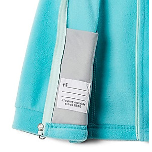 Columbia unisex-baby Benton Springs Fleece Jacket, Geyser, 12-18 Months