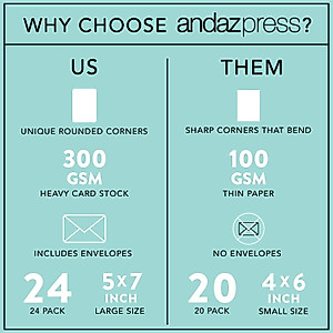 Andaz Press Blush Pink and Rose Gold Glitter Elegant Party Collection, 5x7-inch Invitations with Envelopes, 60th Birthday, 24-Pack, Double Sided Printing, Heavy Card Stock, Includes Envelopes