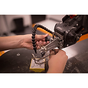 WEN LL2156 21-Inch 1.6-Amp Variable Speed Parallel Arm Scroll Saw with Extra-Large Dual-Bevel Steel Table, Black Orange