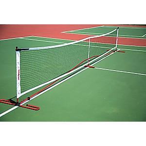 Wilson Portable Pickleball Net System,Red/White