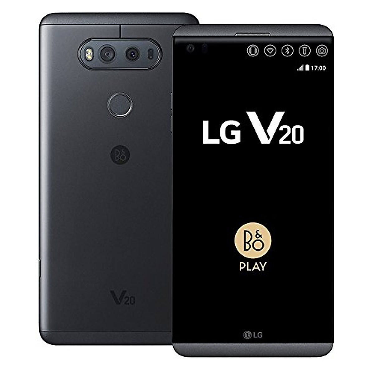 LG V20 H910a 64GB 5.7" IPS LCD Display Android Smartphone w/ Dual Rear Cameras (16MP+8MP) - Carrier Unlocked for all GSM Carriers Worldwide (Titan Gray)