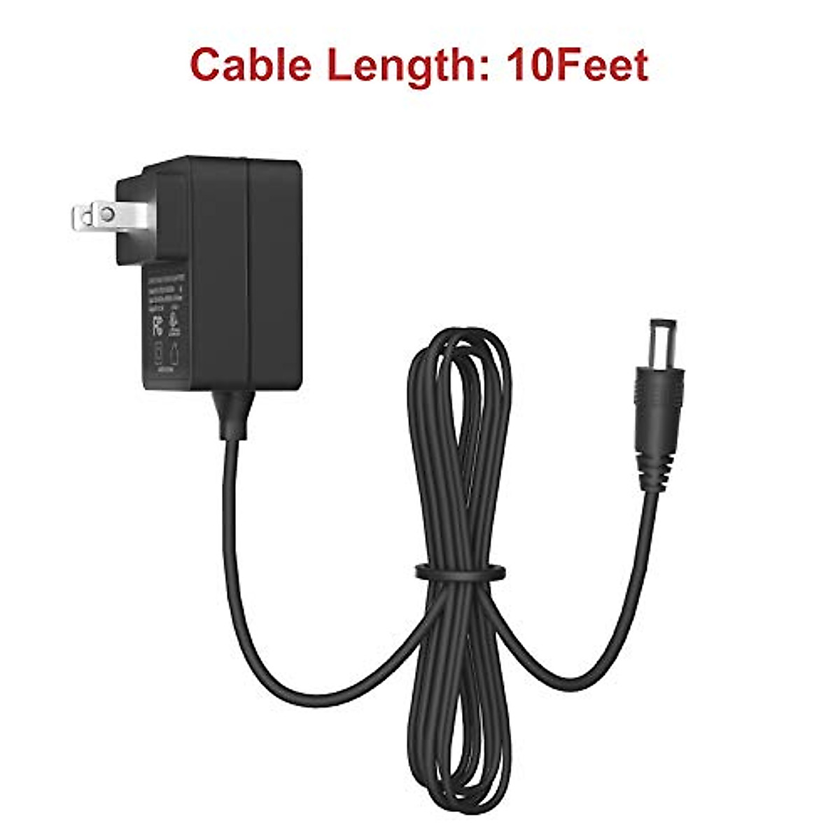 5V Baby Swing Replacement Power Cord Compatible with Graco Swing, Simple Swing, Glider LX, Glider Elite, Glider Petite LX, Sweetpeace, Sweet Snuggle, DuetConnect LX, DuetSoothe AC Adapter (10FT)