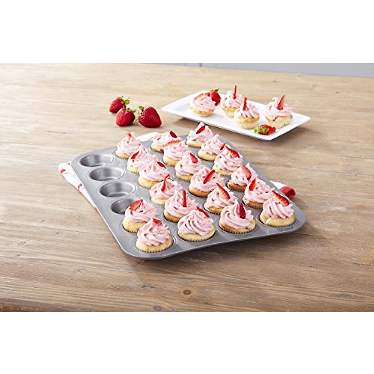 Chicago Metallic Commercial II Non-Stick 24 Cup Mini Muffin Pan