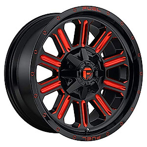 FUEL Hardline NLQ-Gloss MIL RED Wheel with Painted (18 x 9.5 inches /6 x 135 mm, 2 mm Offset)