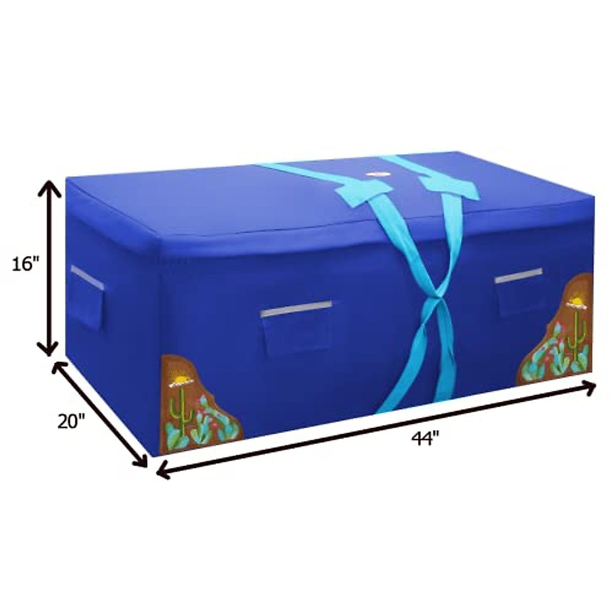 Paris Tack Hay Bale Bag Large 1200D Waterproof with Mesh Ventilation Windows and Cactus Leather Accents, 44" x 20" x 16"