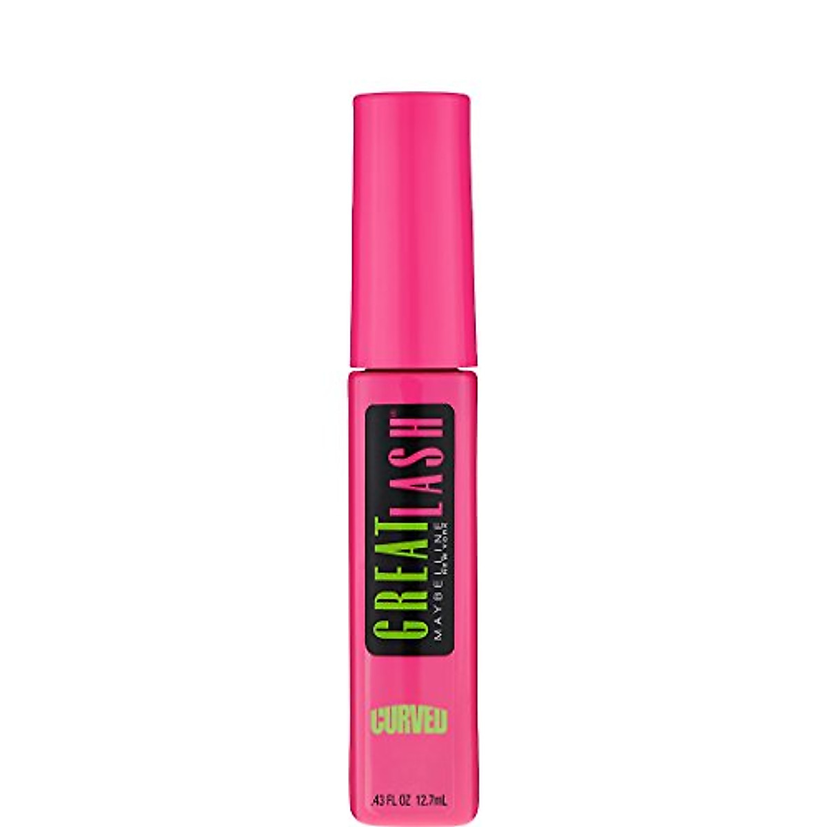 Maybelline New York Makeup Great Lash Curved Brush Washable Mascara, Very Black Mascara, 0.43 fl oz