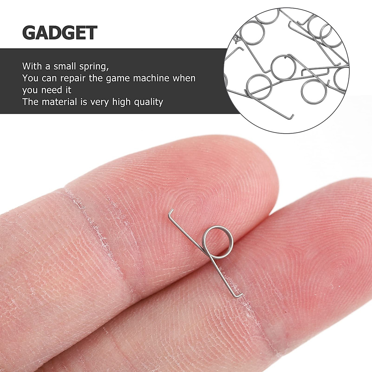 MILISTEN 50pcs Button Spring Controller Spring Metal Game Machine Spring Replacement Spring Metal Gamepad Spring Metal Metal Buttons Game Console l2 Iron