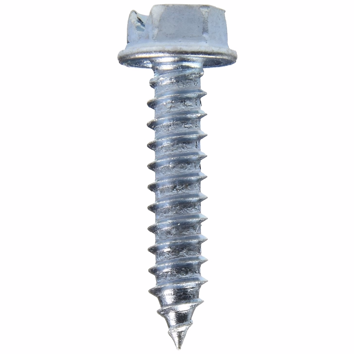 The Hillman Group 41032 Hex Washer Head Slotted Sheet Metal Screw, 12-Inch x 1-Inch, 50-Pack