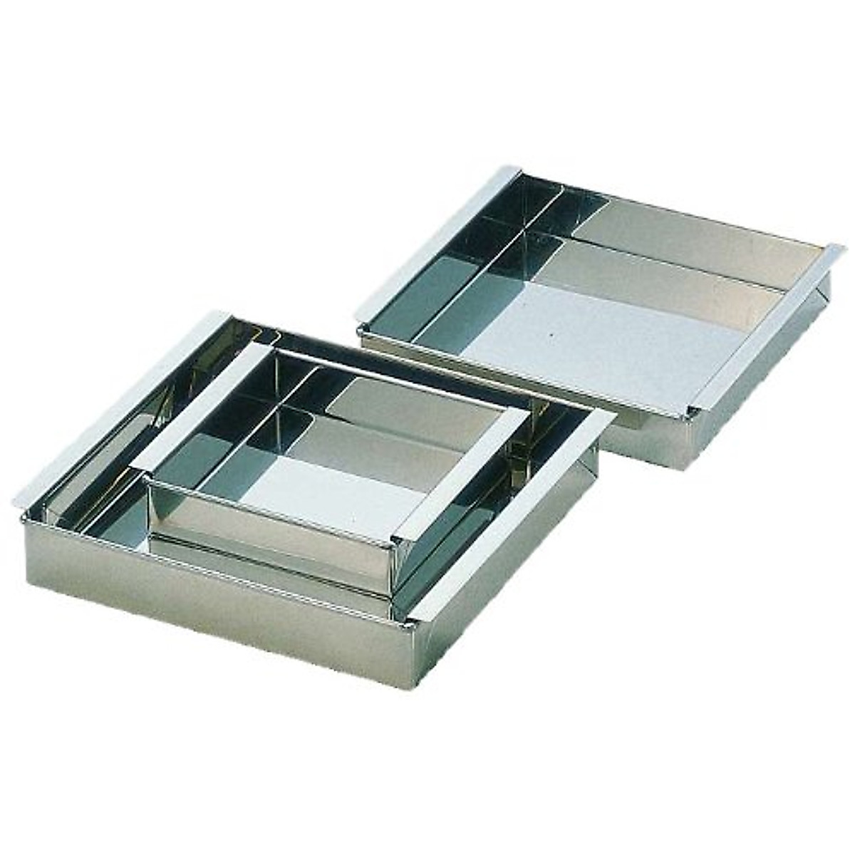 Endo Shoji ATM07015 Commercial Egg Tofu, 5.9 inches (15 cm), Kanto Type, Main Unit 18-8 Stainless Steel, Made in Japan