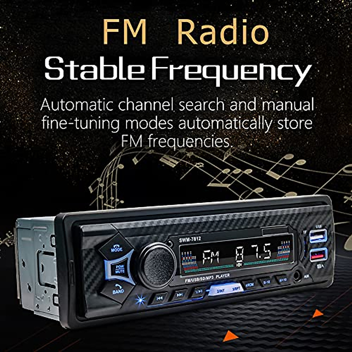 Bluetooth Single din car Stereo System for car, 7 inch Universal car Radio System for car,aftermarket car Radio,1 din car Radio,SWC/Subwoorf/BT