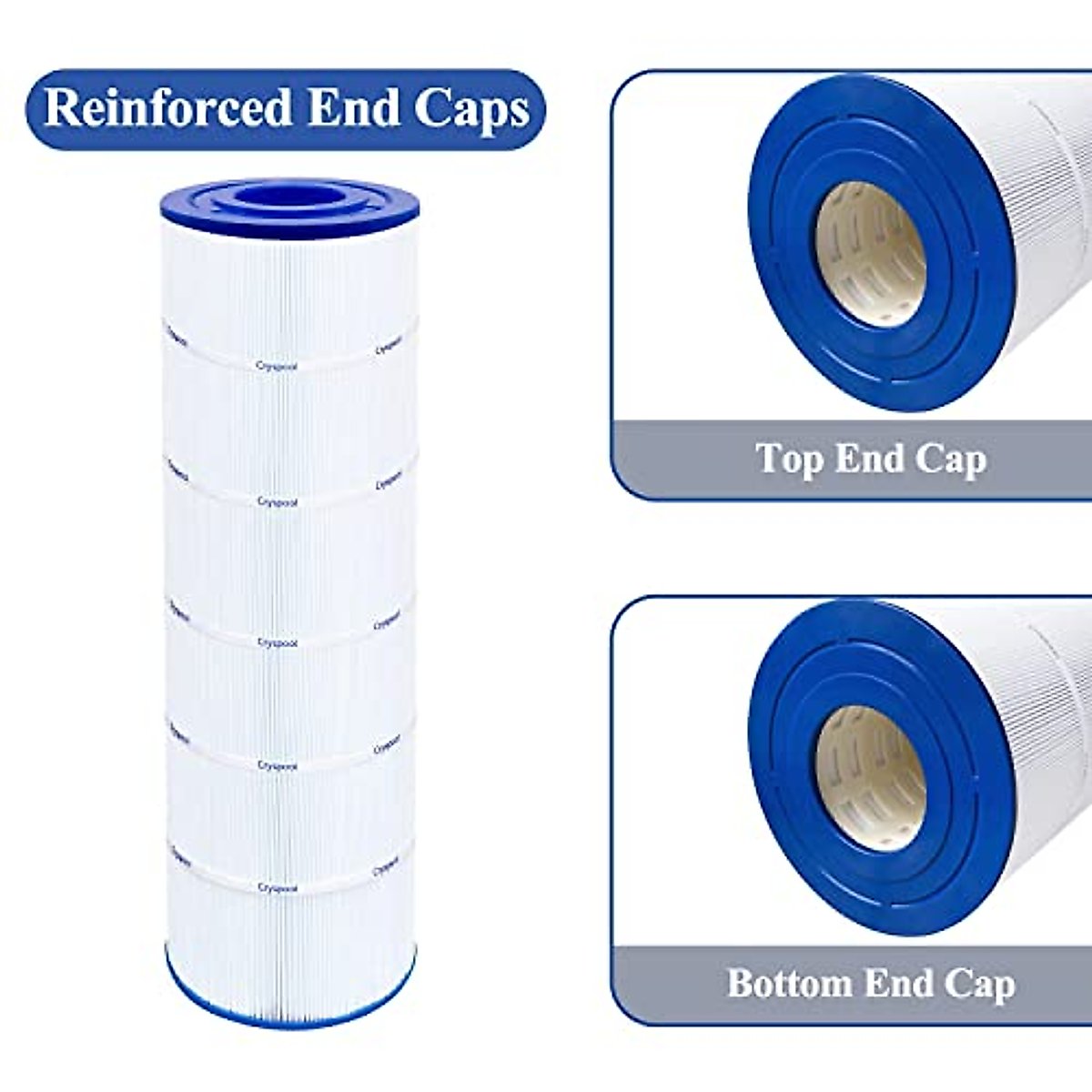 Cryspool Pool Filter Compatible with CX2020RE, PWWPC200,Pro Clean 200,817-0200P,CX1900RE，C-8420, FC-1211, 200sq.ft, 1 Pack