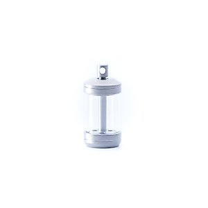 TEC-T323-3W Isotope Reactor Fob - Titanium Tritium Lantern - Accepts 3mm x 23mm Tritium Vials - Camping Accessories - Gifts for Men - Glow in the Dark Keychain Accessories - Survival Gear - Cool Stuff