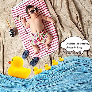 Rubber Funny Ducks/Duckies Waterproof No Bebe Noise Bath Toy Without Hole or with No Hole Student Office Desktop Decor IT Programmer Funny Partner Rubber Duckies in Bulk