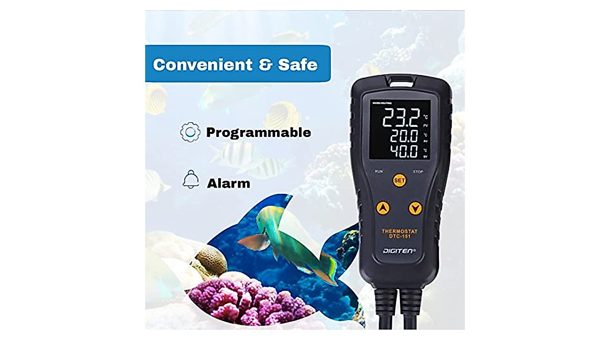 DIGITEN Digital Temperature Controller for Reptiles & Greenhouses