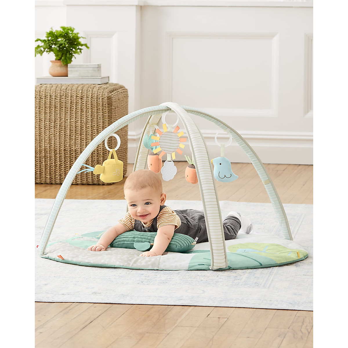 Skip Hop Garden Oasis Activity Gym & Infant Toy Bundle Gift Set