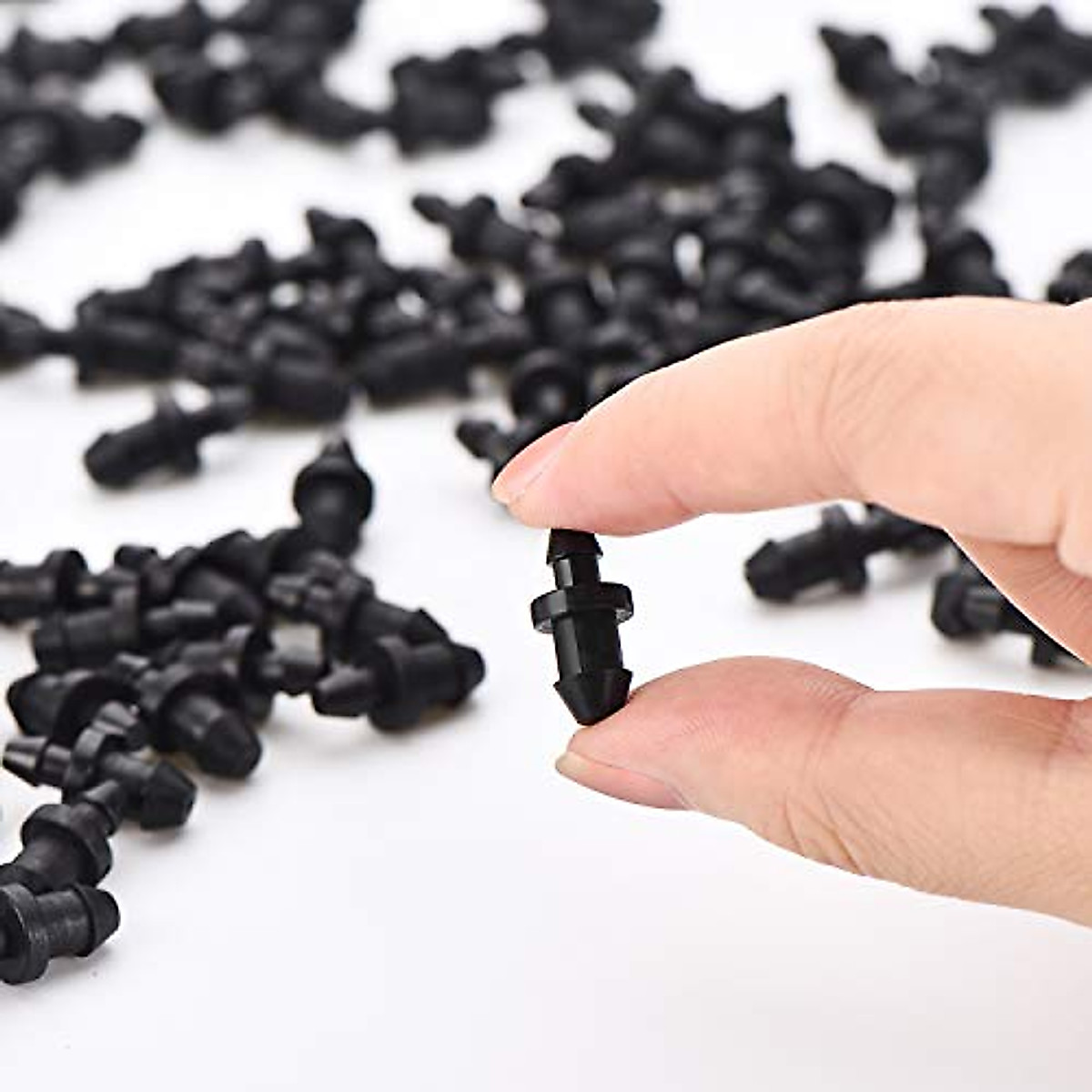 150 Pieces Drip Irrigation Plug irrigation goof plug 1/4 1/2 Drip Irrigation Tube End Closure Hole Plugs for Home Garden Pipe Supplies