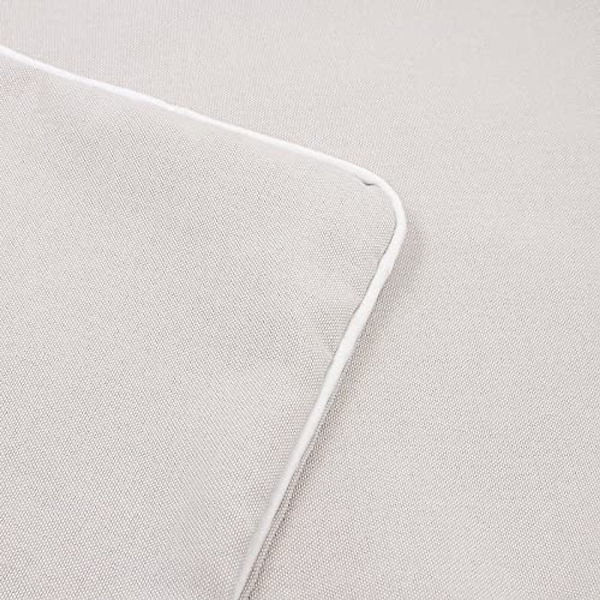 Pcinfuns Outdoor/Indoor Decorative Pillows,Water Repellent Throw Pillow,Garden Cushions for Home Patio Coach Sofa Use,Beige,20" x 12",Set of 2