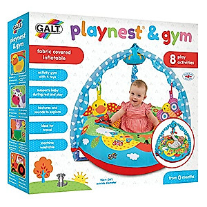 Galt Toys, Playnest & Gym - Farm, Baby Activity Center & Floor Seat