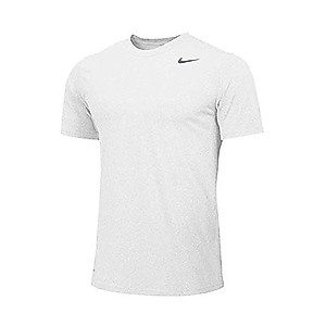 Nike Youth Legend S/S Tee [White/Matte Silver] (M)
