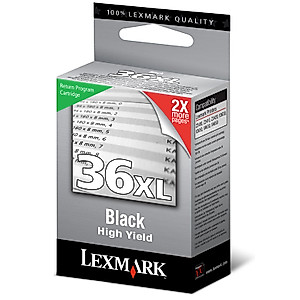 Lexmark 18C2170 (36XL) High-Yield Ink Cartridge, Black - in Retail Packaging
