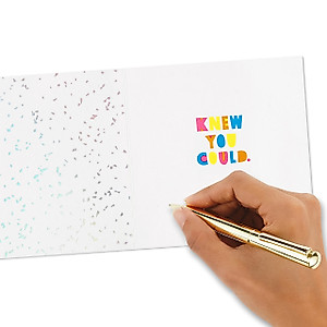 Hallmark Signature Congratulations Card or Graduation Card (You Did It)