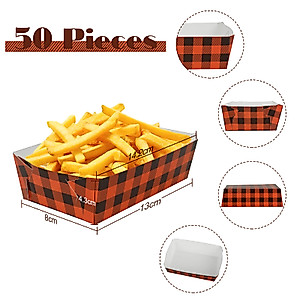 Movie Night Snack Trays Large 4 Corner Food Boxes Movie Night Party Supplies Cinema Serving Trays Paper Food Trays Cinema Party Favors Food Holder for Popcorn Drinks Theater Snack Trays
